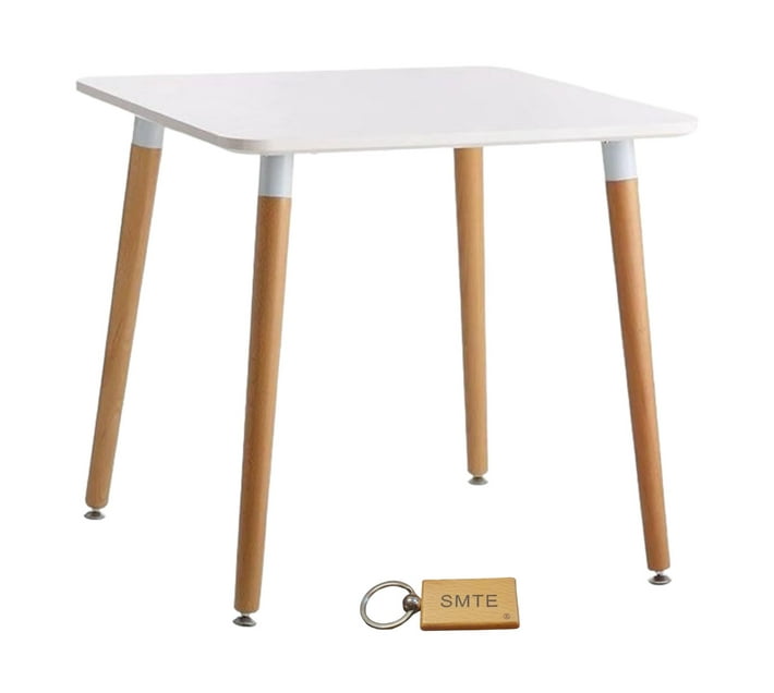 Someone’s in a Makro Florence Dining and Workplace Table (80×80 cm) - White +Smte Keyring Mood