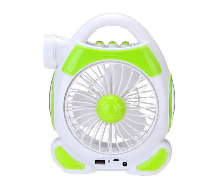 Someone’s in a Makro 2 COB 5W LED Portable Rechargeable Emergency Fan ...
