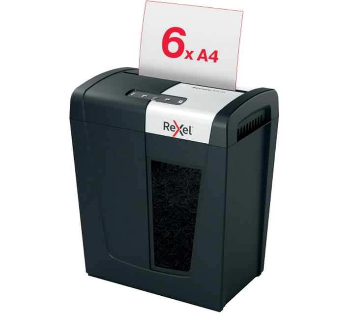 Rexel Secure MC6 Whisper-Shred Micro Cut P5 Paper Shredder Micro Cut ...