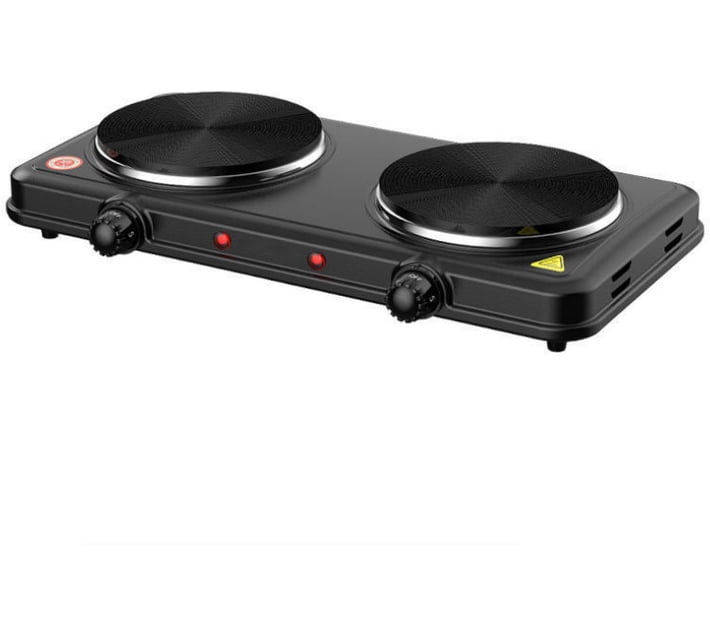 Buy Double Hot Plate Stove + 3L Whistling Kettle Combo – Electric 2 ...