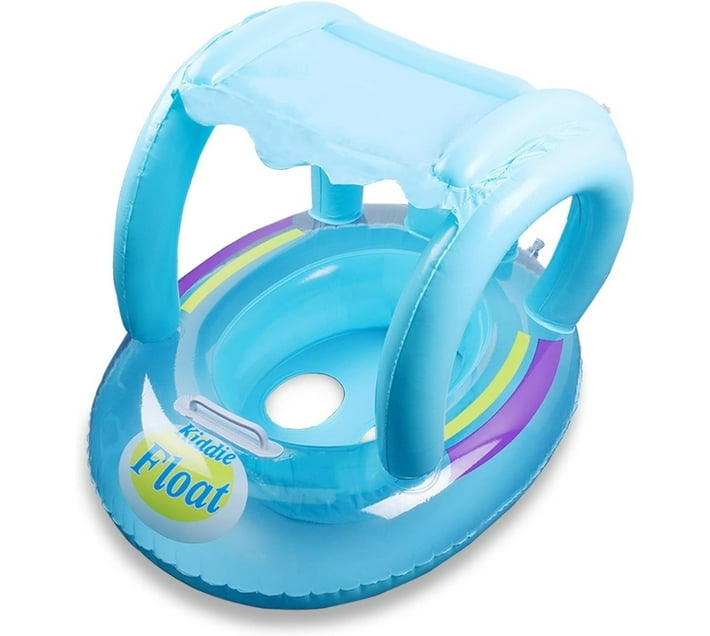 Buy Generic Baby Swimming Pool Floats with Canopy Swim Floatation Belt ...