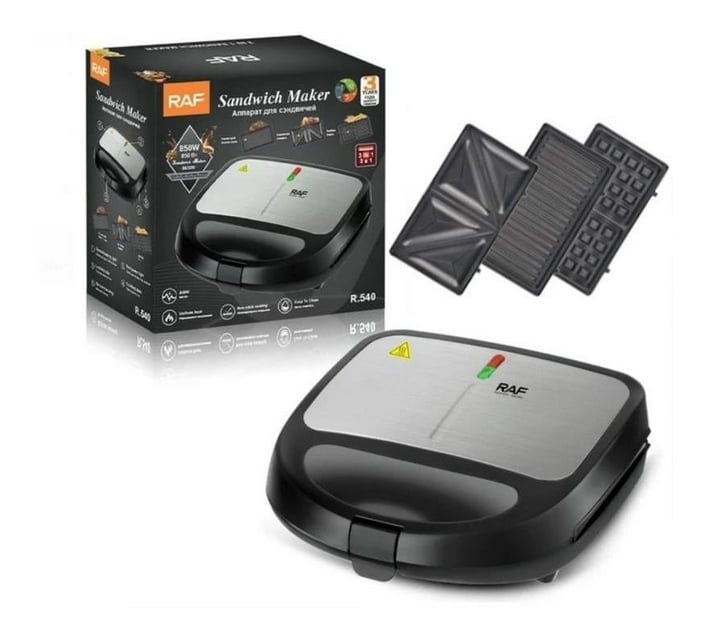 PSM 3 In 1 Mini Waffle Maker Detachable Breakfast Sandwich Maker ...