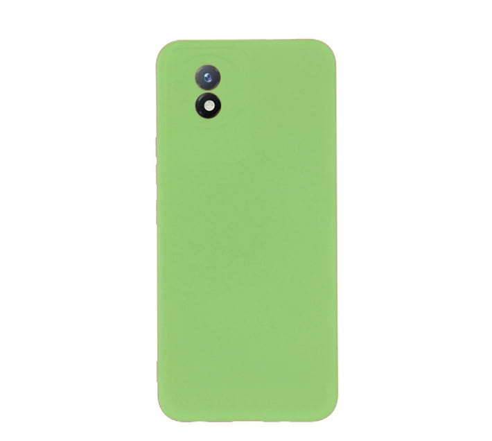 Someone’s in a Makro Silicone Back Cover For Vivo YO2 - Light green Mood
