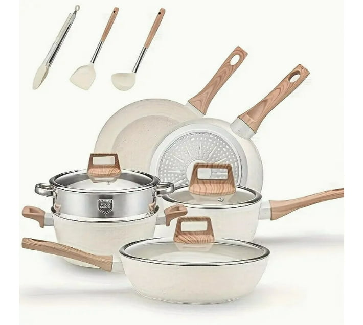 EverythingMART NPSBE: Beige granite Aluminium Non-Stick Die-Cast ...