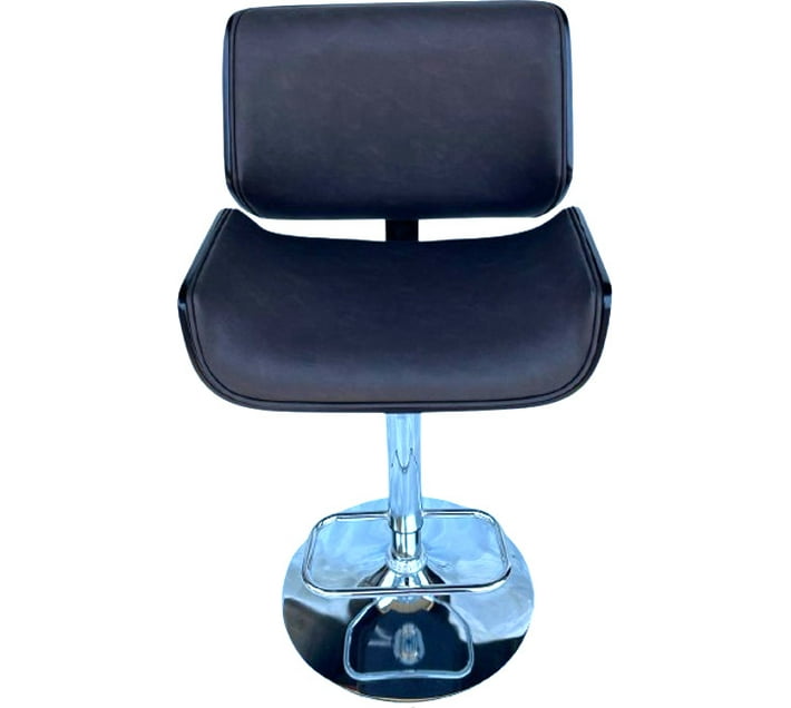 JOST Leather Bar Stool (Finish Colour - Brown, DIY(Do-It-Yourself)) | Makro