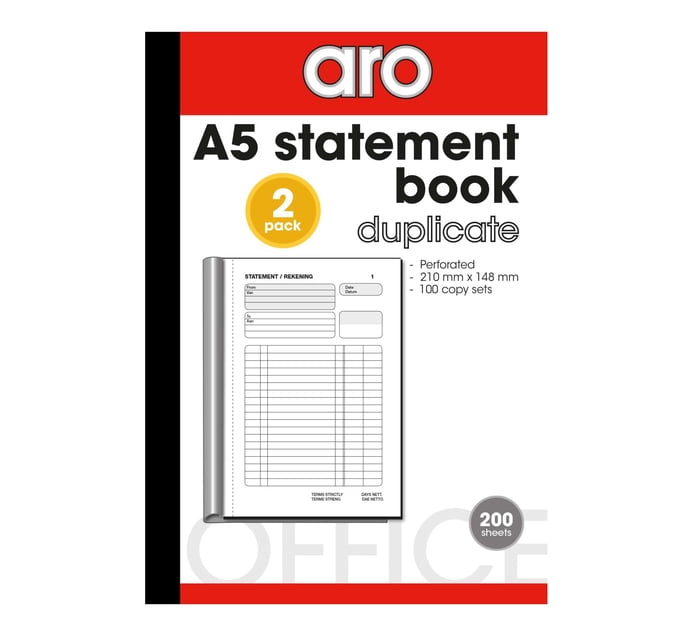 Someone’s in a Makro ARO A5 Pen Carbon Statement Duplicate Books 2-Pack ...