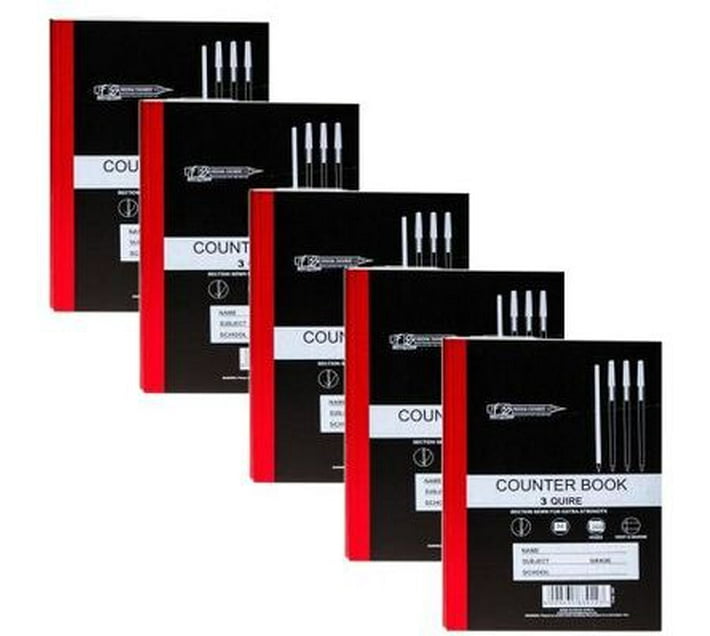 Buy quire JL005 A4 Note Book Feint and Margin (black) in Bulk | Makro ...