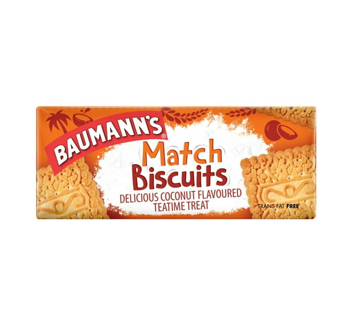 Buy Baumann's Match Coconut Flavoured Biscuits 180g in Bulk | Makro ...