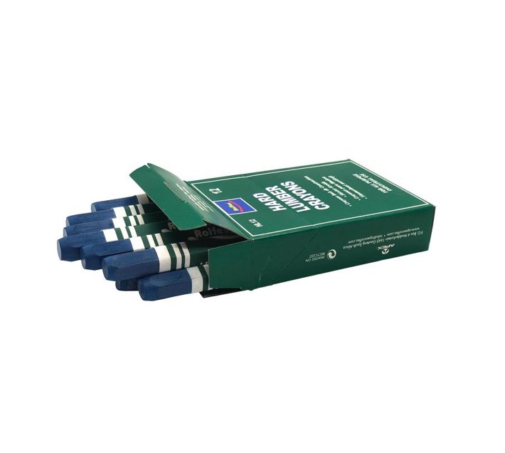 Someone’s in a Makro Rolfes Hard Lumber Mark Crayon, Box of 12`s, Blue Mood