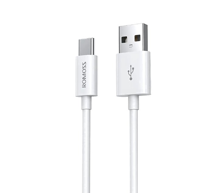 Someone’s in a Makro Romoss USB to Type-C 3A Cable - White Mood
