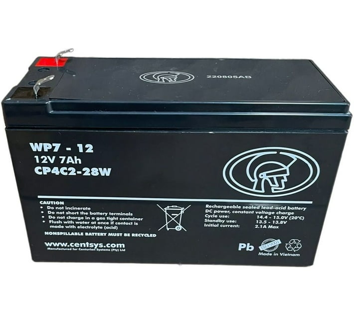 Buy Centurion Gate Motor Battery 12V 7.2AH Lithium-ion Battery () in ...
