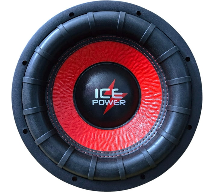 ICE POWER IP-S128D4 Subwoofer Rear Deck Mounted Round Car Speaker ...