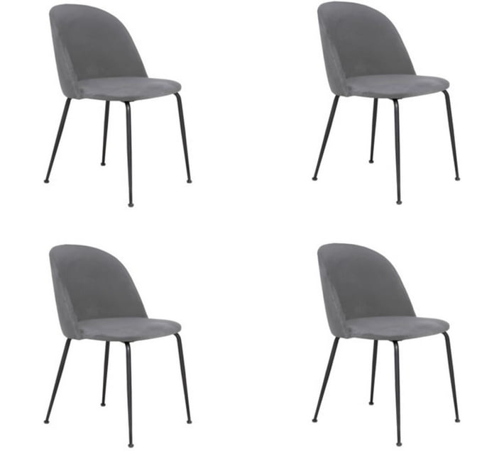 Click Furniture Engineered Wood Dining Chair (Set of 4, Finish Colour ...