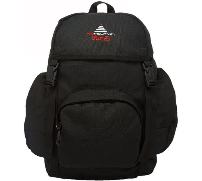 Red Mountain Urban 25 School Bag 25 l Backpack (Black) | Makro