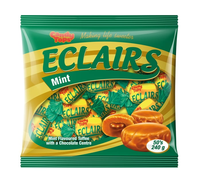 Candy Tops Eclairs Mint (24 x 50's) | Makro