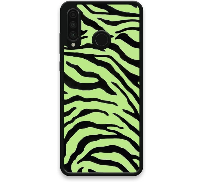 Caitscases TPU Fashion Covers (Green Zebra) - P30 Lite Back Cover (Multicolour, Pack of 1) | Makro
