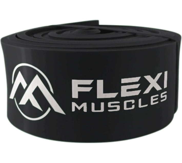 Flexi Muscles pull up assist bands Resistance Band (Black, Pack of 1 ...