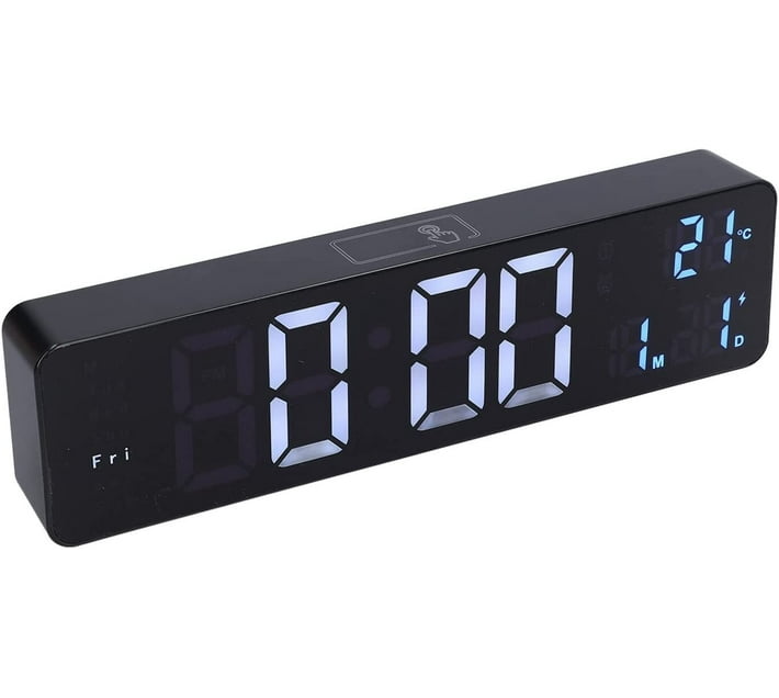generic Plastic Digital Table Clock (Black) | Makro
