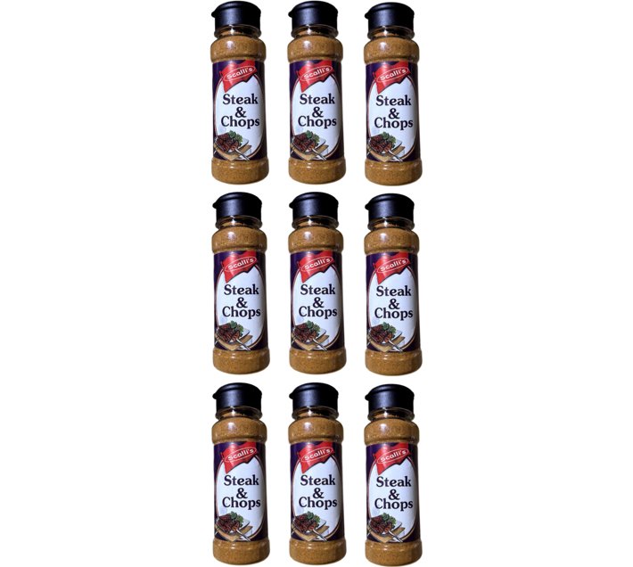 Scalli's STEAK & CHOPS 200 ML SHAKERS (9 x 200 g) | Makro