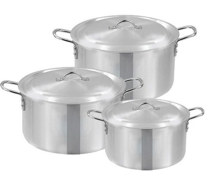 Aluminium FD332176 Stainless Steel Cookware Set (3 - Piece) | Makro