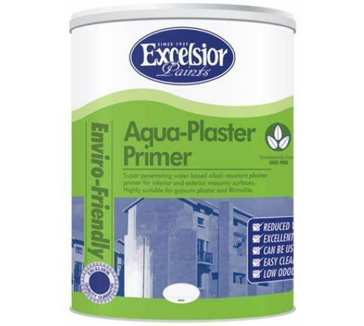 Excelsior Aqua-Plaster Primer Acrylic Primer (5 L) | Makro