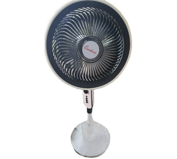condere fan Energy-Efficient 16-Inch Pedestal Fan - 3-Speed Black Floor ...