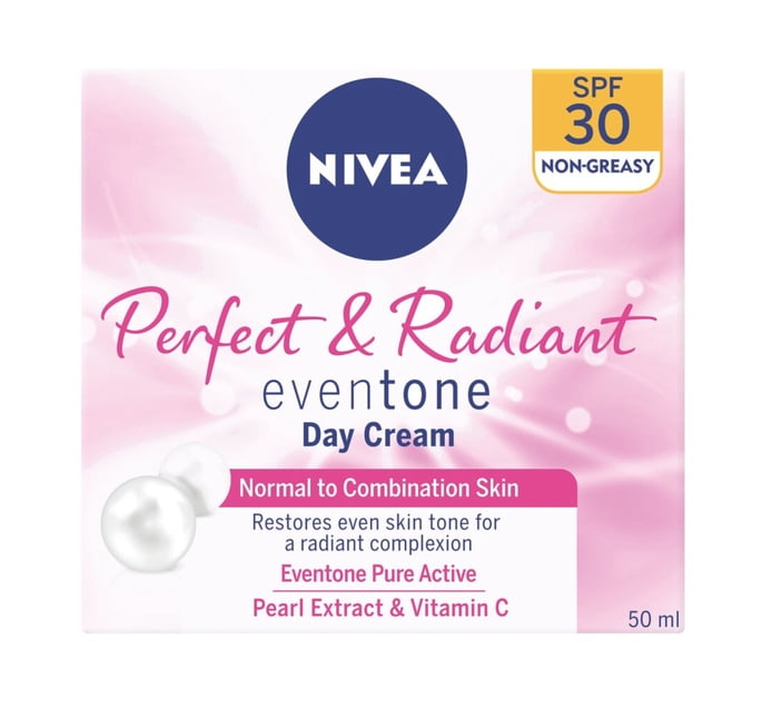 Nivea Perfect And Radiant Spf30 Even Tone Day Cream Even Tone Day Cream ...