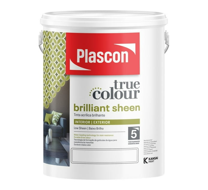 Someone’s in a Makro Plascon 5 l True Colour Brilliant Sheen Mood