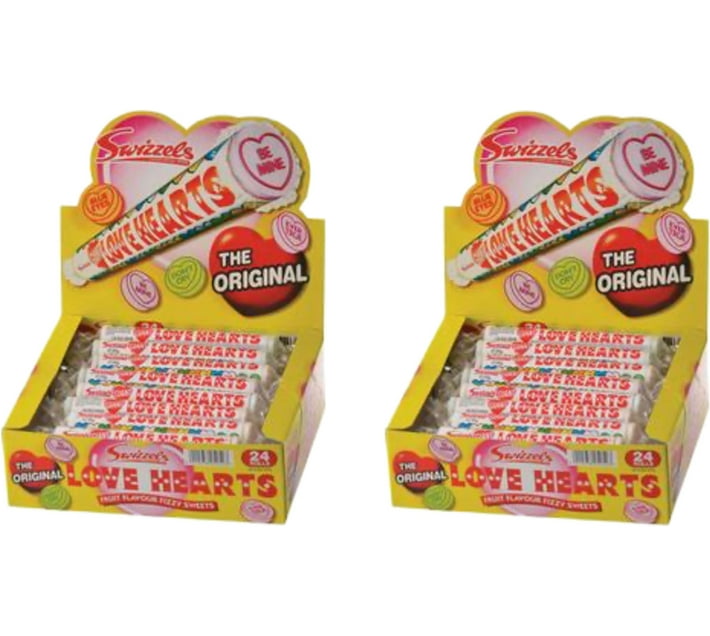 Swizzels Sweet candy love hearts large 39g Box (48 x 39 g) | Makro
