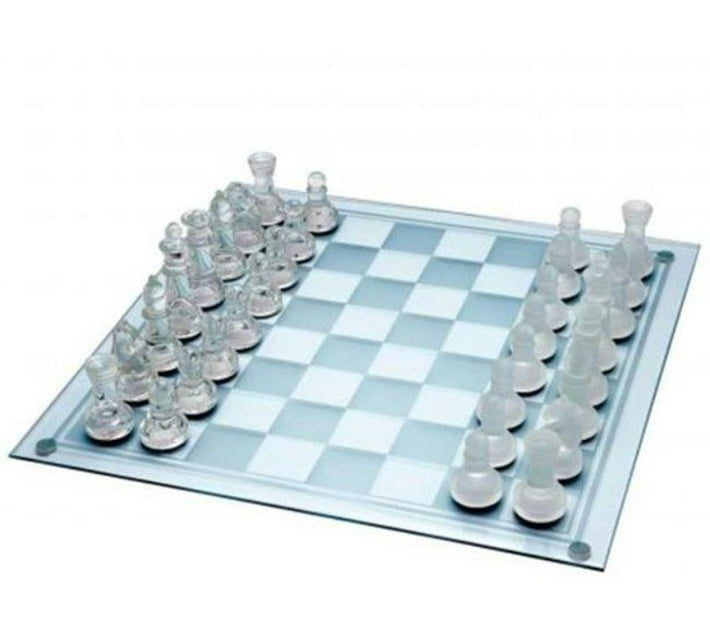 oem Glass Chess Board Game 15 cm Chess Board (Multicolour) | Makro