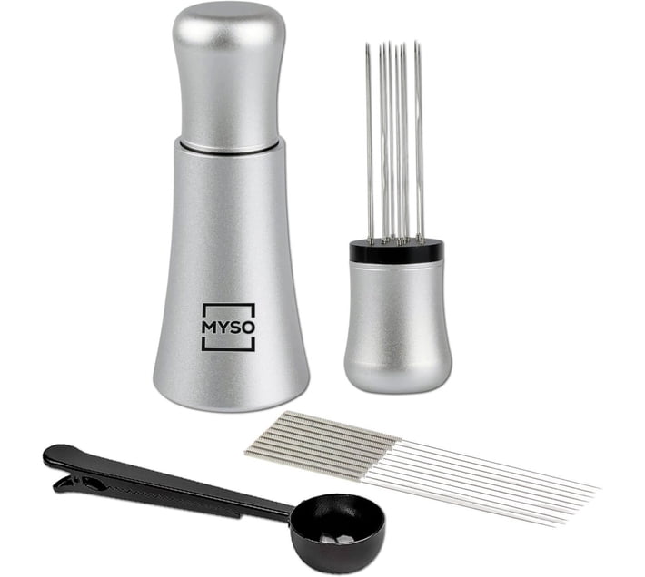Buy Myso Barista WDT S/Steel Espresso Distribution Tool Aluminium Brush ...