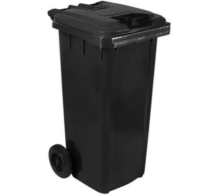 Buy Sanitize S240 PP (Polypropylene) Dustbin (Black) in Bulk | Makro ...