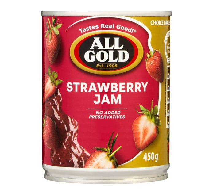 Buy All Gold Strawberry Jam (12 x 450g) in Bulk | Makro Business