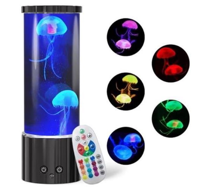 Someone’s in a Makro LED Rechargeable Jellyfish Lamp with Remote ...