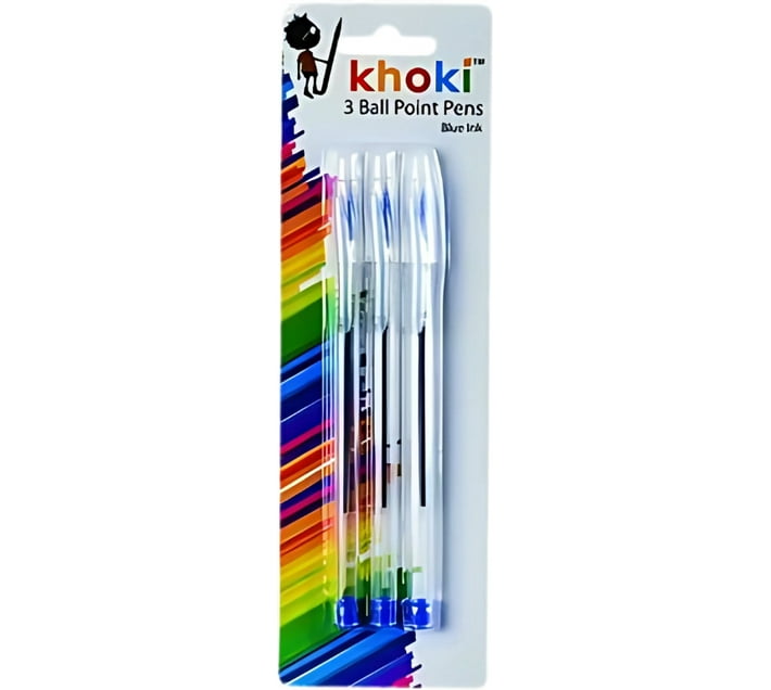 AZ Décor Khoki Ball Pen (Pack of 12, Blue) | Makro