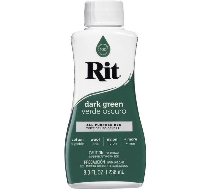 Rit All-Purpose Liquid Dye Dark Green Do-it-yourself Kits Art and Craft ...