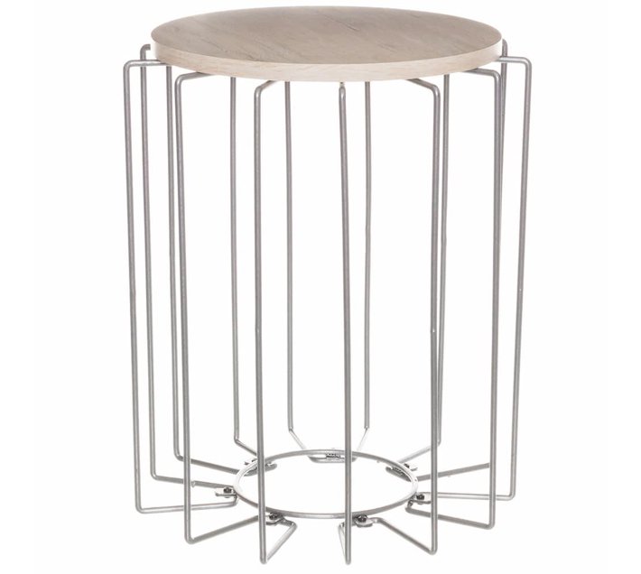 Someone’s in a Makro Round Coffee Table Cream and Chrome Mood