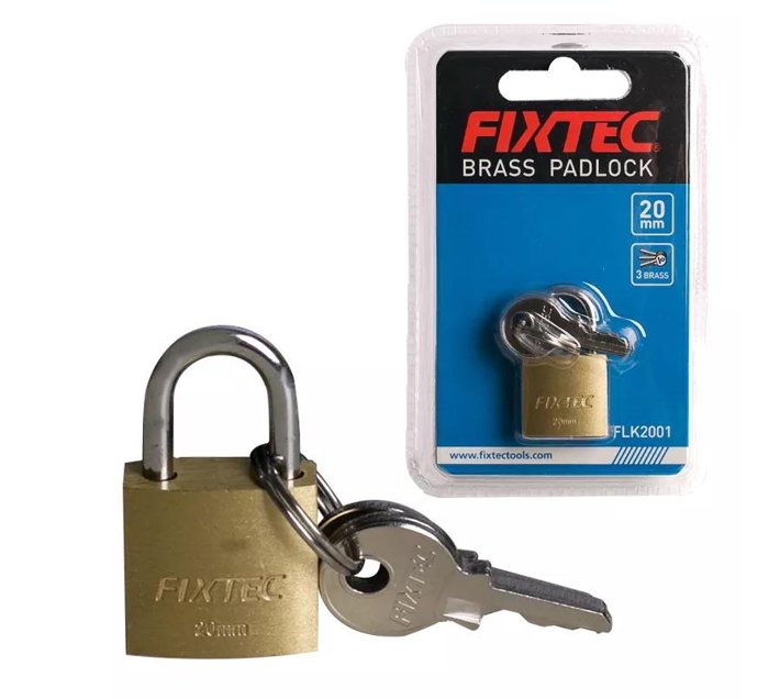 Someone’s in a Makro FIXTEC 20mm Brass Padlock Mood