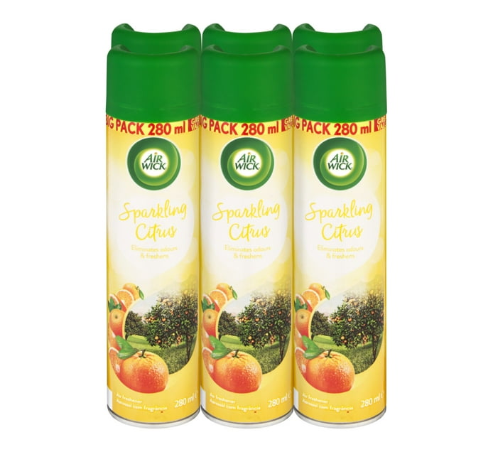 Buy Airwick Air Freshner Spart Citrus (6 x 280ml) in Bulk | Makro Business