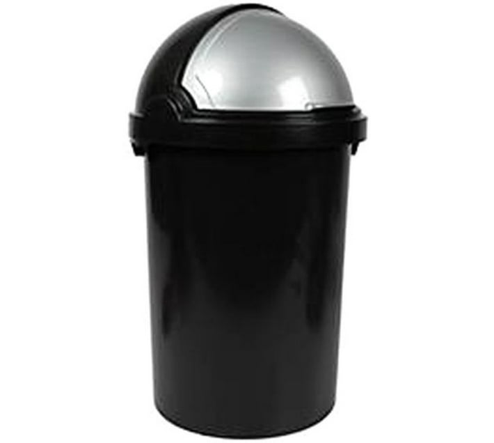 SMTE DH - Flip-Top Dustbin 25L - Black PP (Polypropylene) Dustbin ...