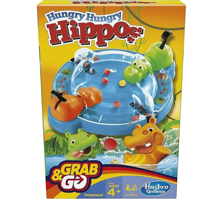 HASBRO GAMING HUNGRY HIPPO GRAB AND GO Activity Toys (Multicolour) | Makro