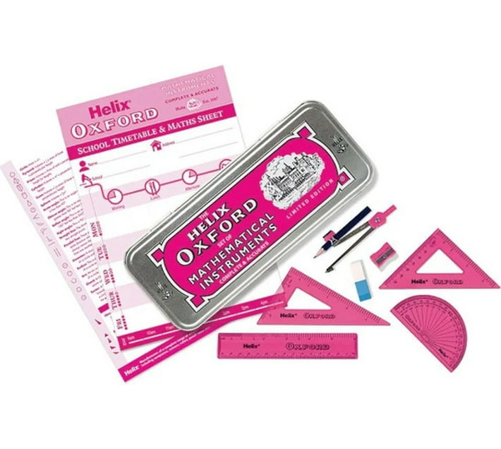 Buy Oxford Helix Mathematical Instruments Complete School Set () in ...