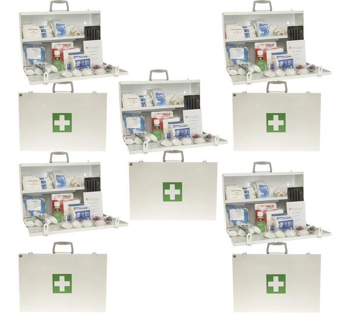 Firstaider (X5) Regulation 3 (In Metal Box) First Aid Kit (Home, Sports ...