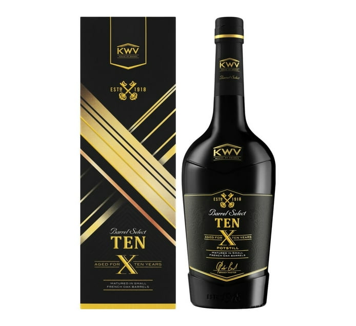 Buy KWV Barrel Select 10 Year Old Potstill Brandy 750ml in Bulk | Makro ...