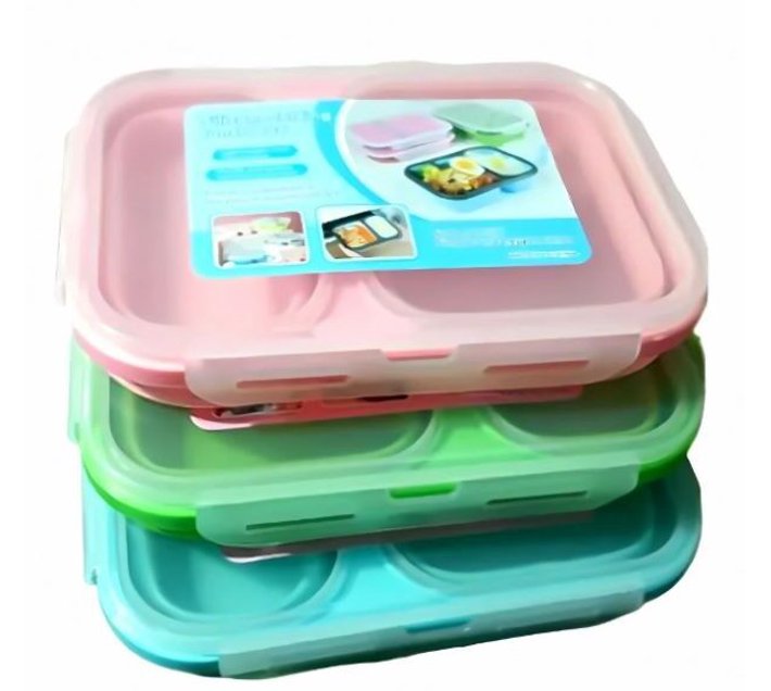 CLICK2BUY 1581 3 Containers Lunch Box (1000 ml) | Makro