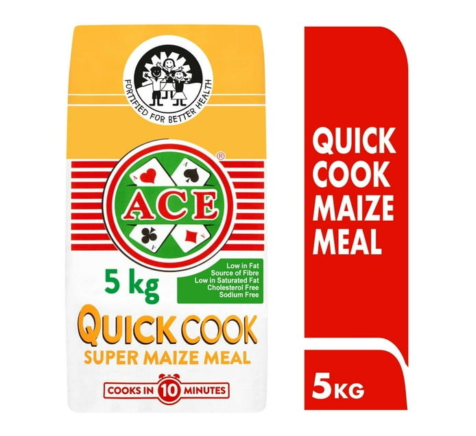 Someone’s in a Makro ACE Super Maize Meal Quick Cook (4 x 5kg) Mood