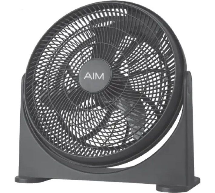 Aim Aim_ High Velocity 40cm A+ Floor Fan (Black, Pack of 1) | Makro