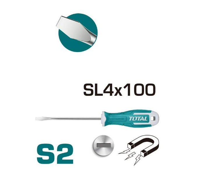 Someone’s in a Makro Total Tools 10 Pcs Slotted screwdriver 100mm Mood