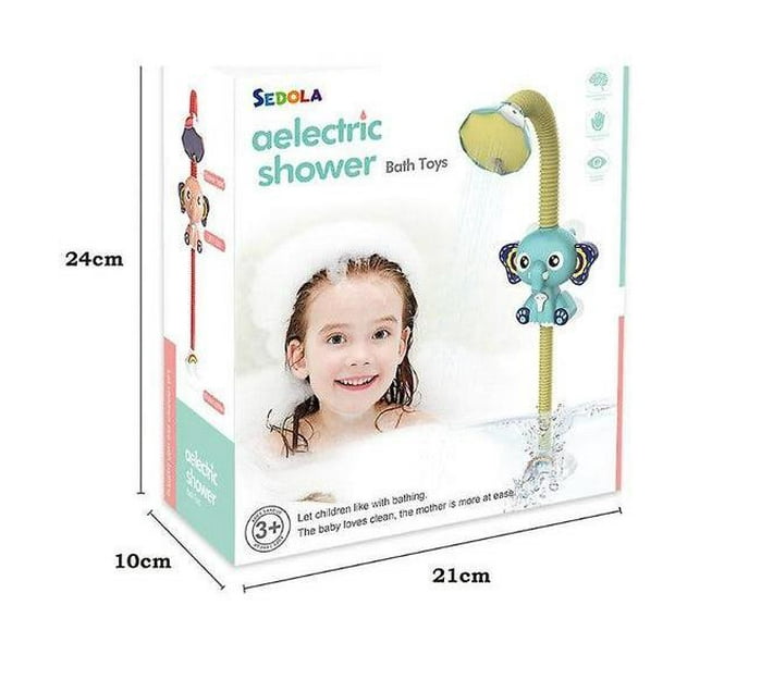 Someone’s in a Makro Electric Elephant Shower Bathroom Bath Toy ...