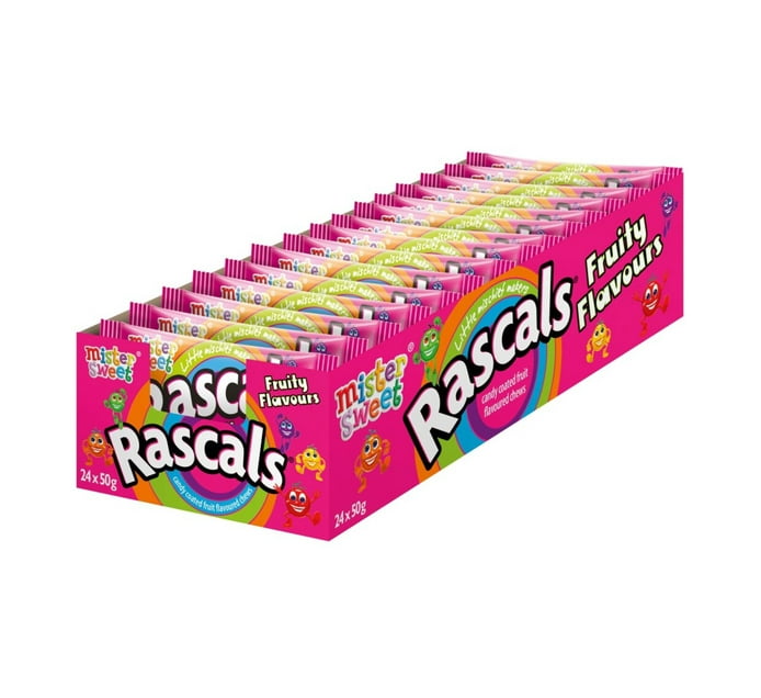 Buy Rascals Candy Chews Fruity Flavours (24 x 50g) in Bulk | Makro Business